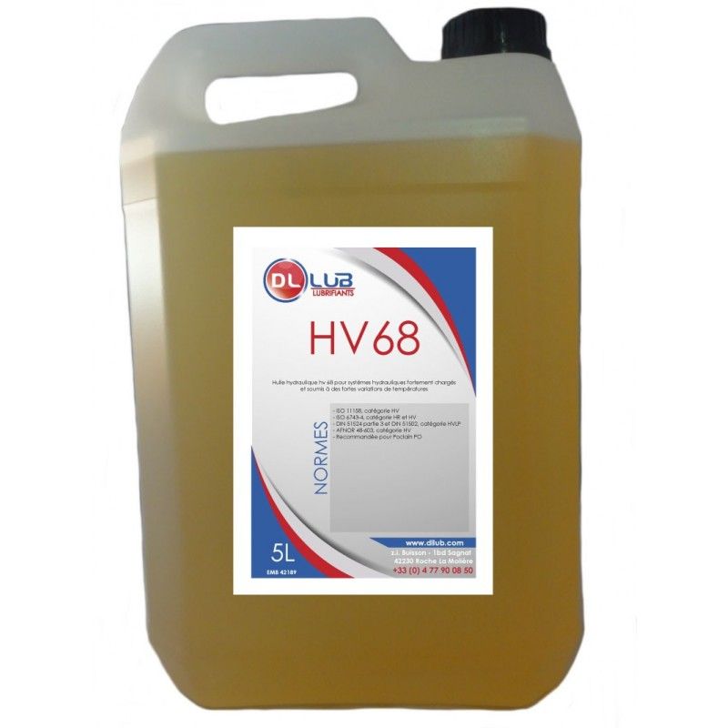 HUILE HYDRAULIQUE HV 68 - Huile hydraulique