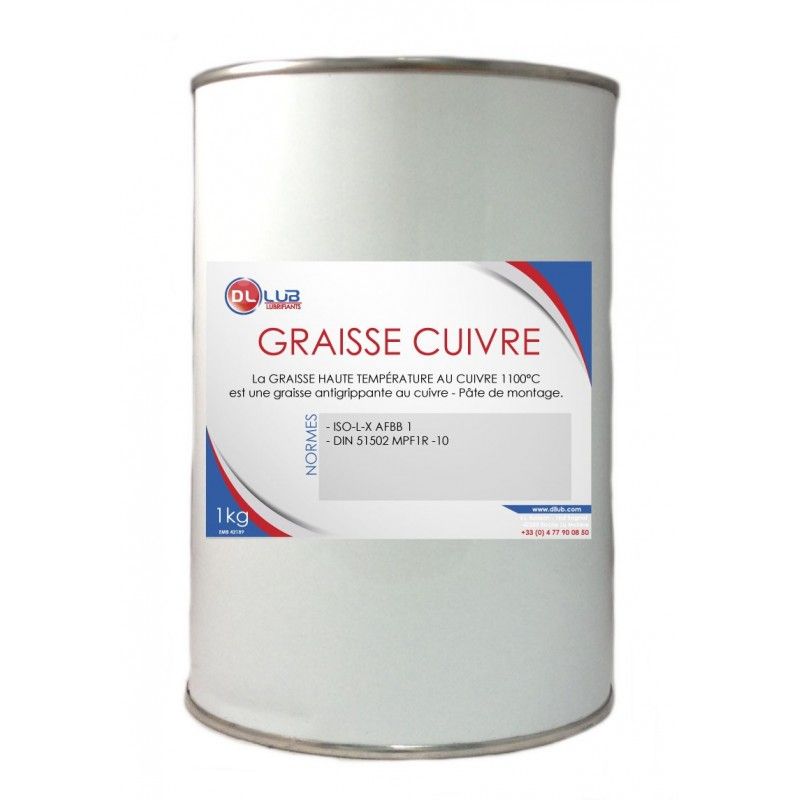 GRAISSE HAUTE TEMPÉRATURE AU CUIVRE 1100°C
