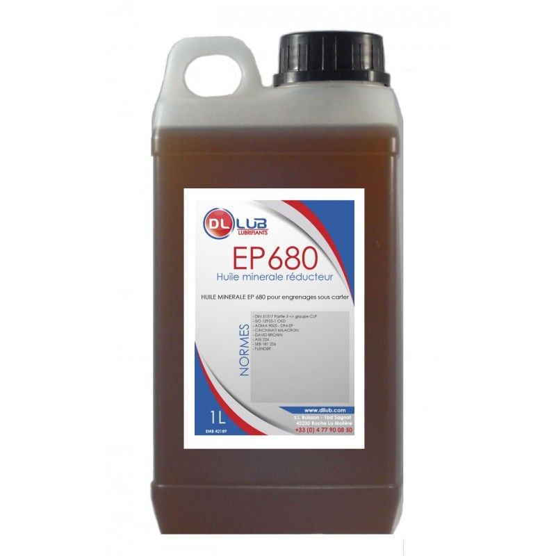 Huile minérale EP 680 pour engrenages sous carter