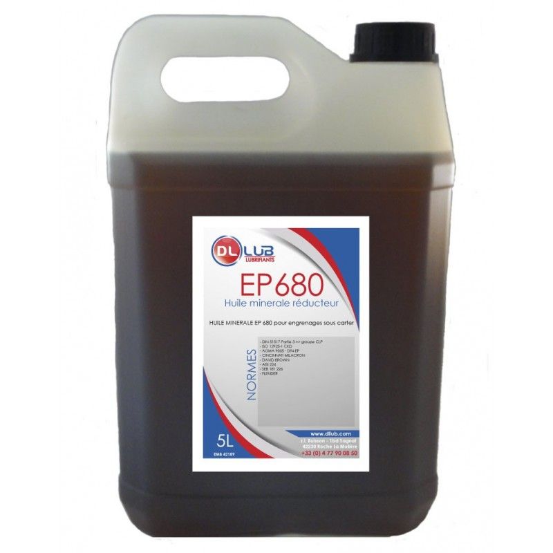 Huile minérale EP 680 pour engrenages sous carter