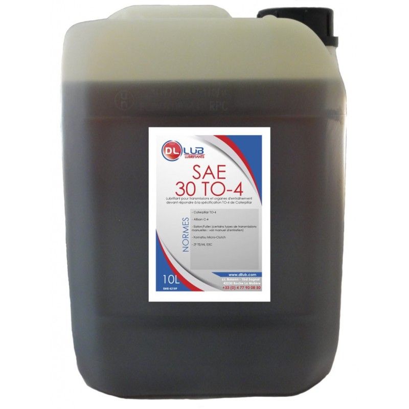 HUILE DE TRANSMISSION SAE 30 CATERPILAR TO-4