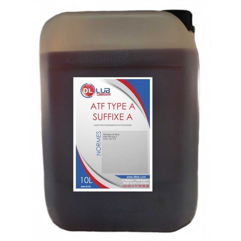 ATF TYPE A SUFFIXE A : HUILE POUR TRANSMISSIONS AUTOMATIQUES