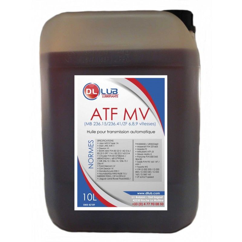 ATF MV (MB 236.15/236.41/ZF 6,8,9 vitesses) : Huile boite automatique