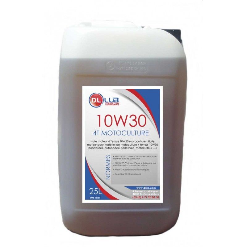 Huile moteur 4 Temps 10W30 motoculture