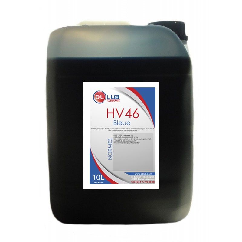 huile hydraulique hv 46 Bleue - Huile de maintenance